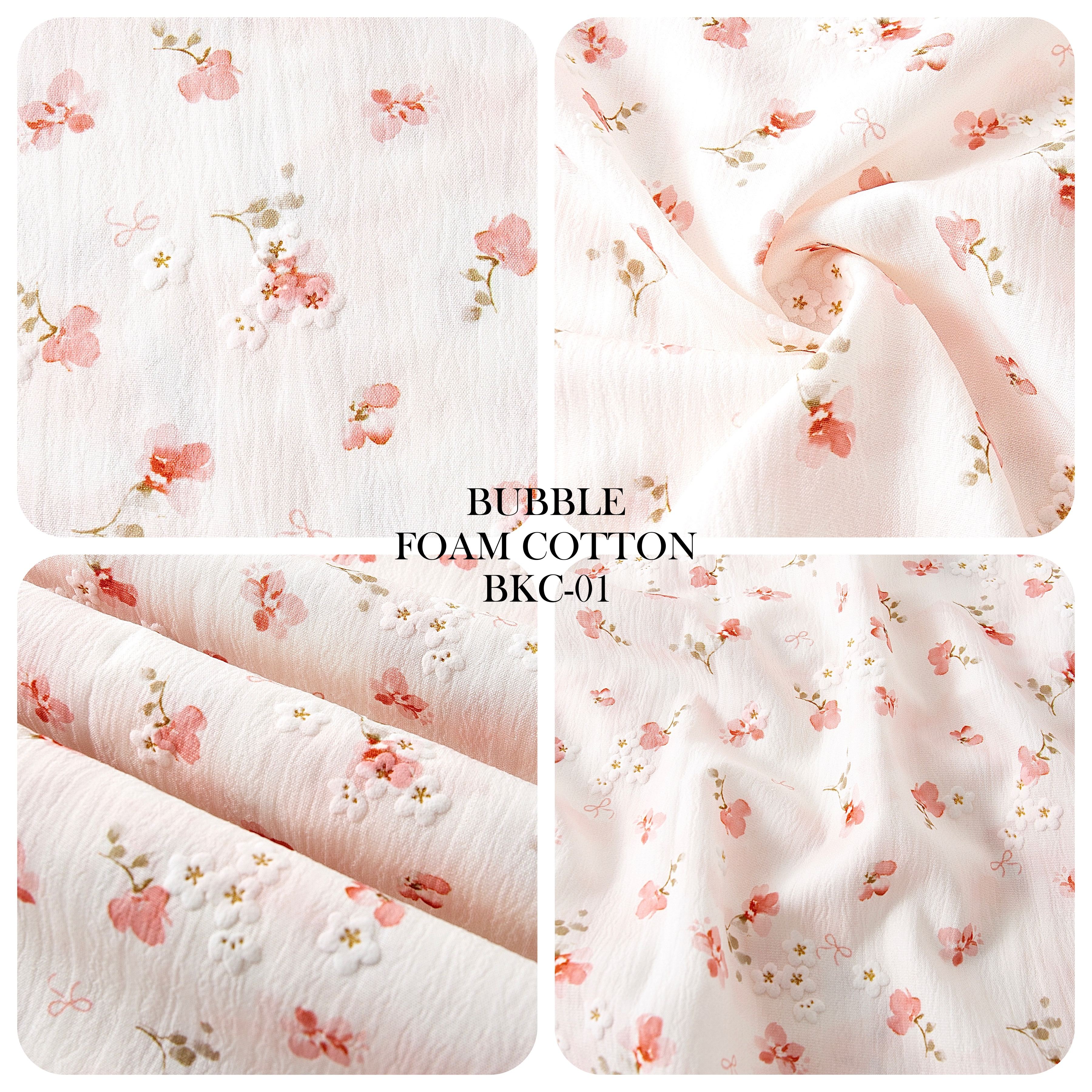 (0.5m) Kain Bubble Foam Cotton Printed Bidang 58 | Shopee Malaysia