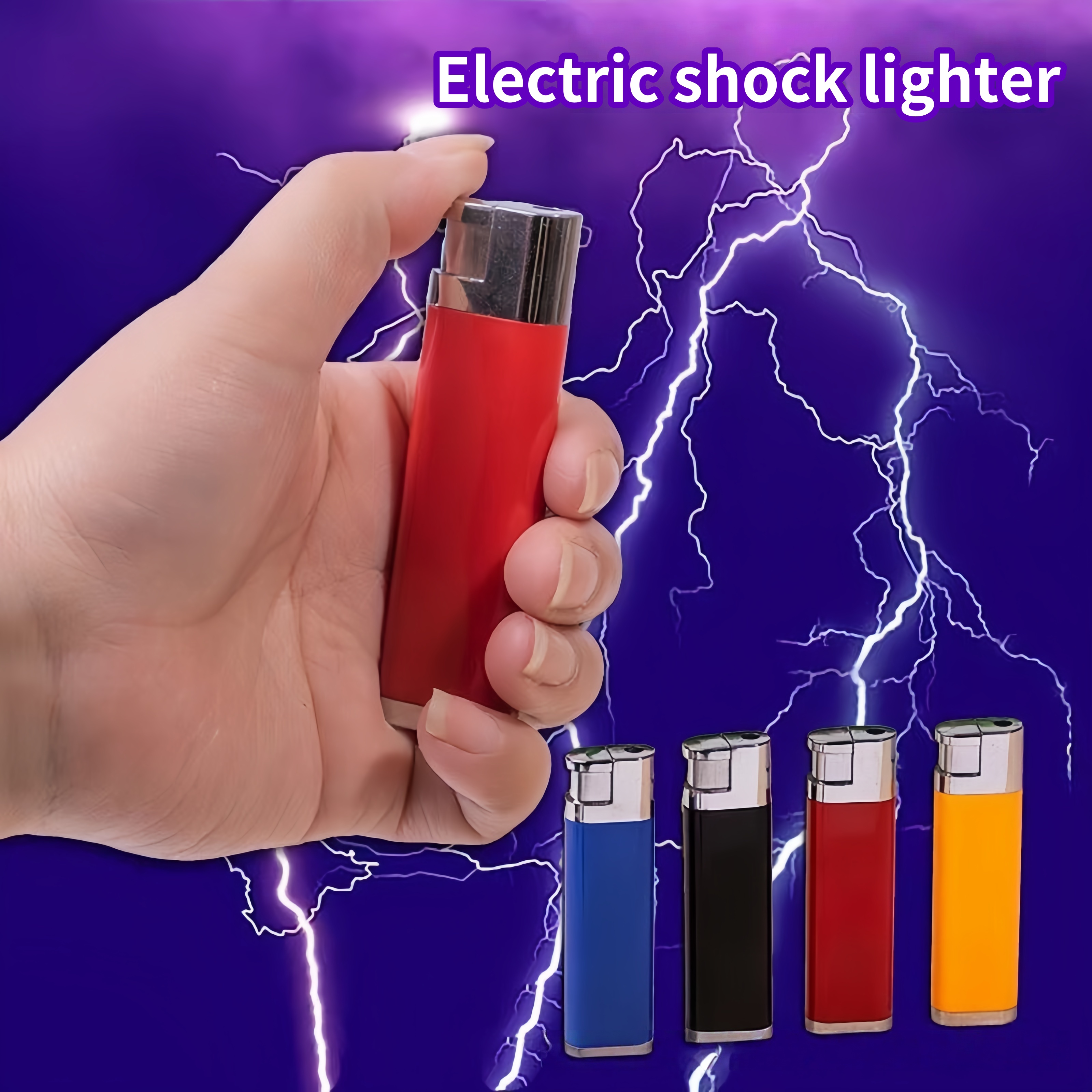 [Hot] Electric Shock Lighter / Fake Prank Toy / Joke Gag Gift / Funny ...