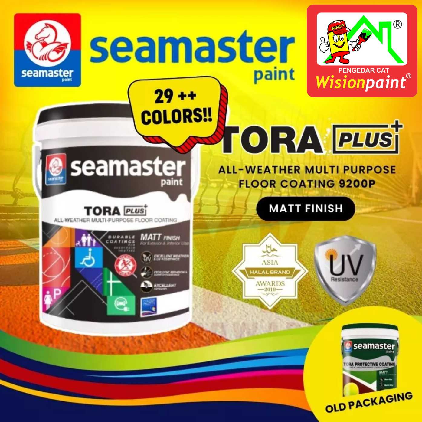 SYK Seamaster Paint Tora Protective Coating (5 Liter) Floor Paint For ...