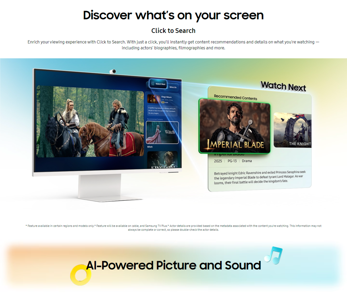Samsung 32" Smart Monitor M8 M80F 4K Samsung Vision AI | LS32FM803UEXXS ...