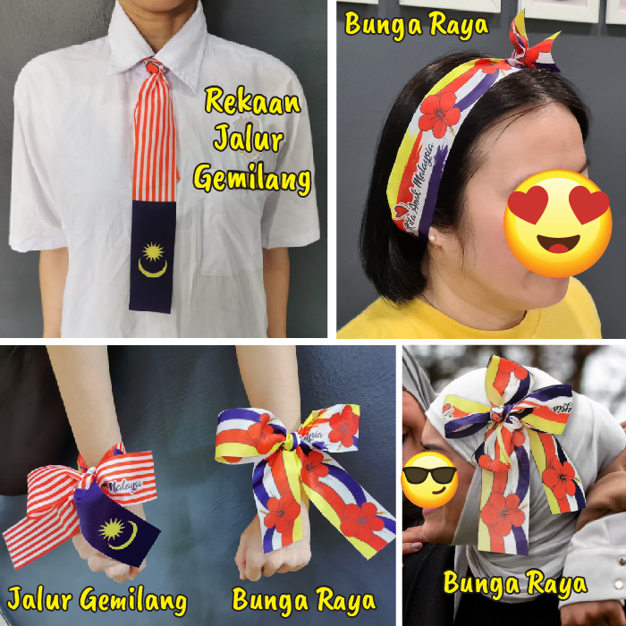Kain Ikat Kepala Merdeka | Hiasan Kepala Hari Kebangsaan Malaysia ...