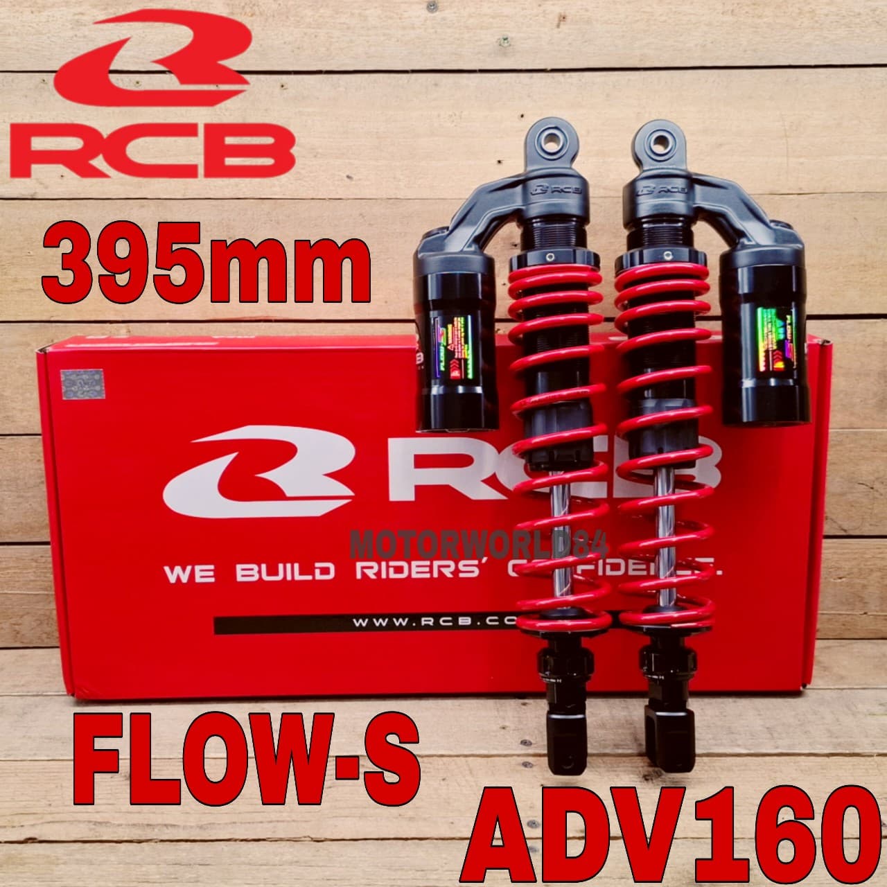 RCB ABSORBER HONDA ADV160 FLOW PRO FLOW-S SERIES BLACK GOLD HITAM EMAS ...