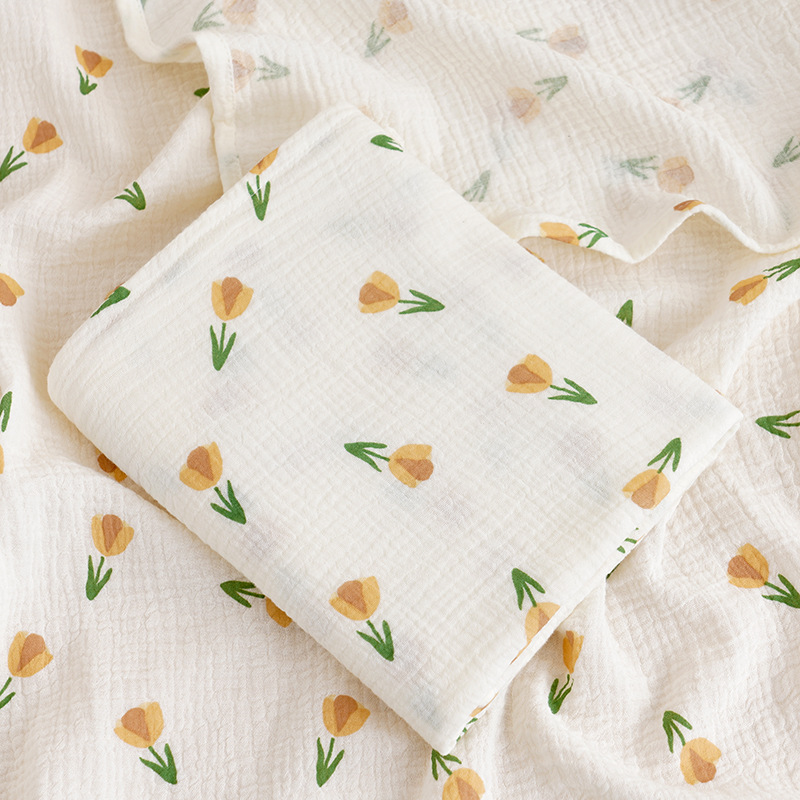 100x100cm Bedung Bayi Muslin Tuala Selimut Kain Kapas Muslin| Baby ...