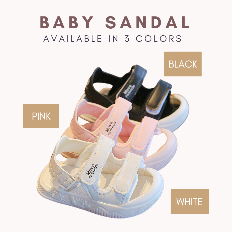 Kasut Raya Baby Unisex 6M-5Y Move Fashion Kids Sandal Soft Anti Slip ...