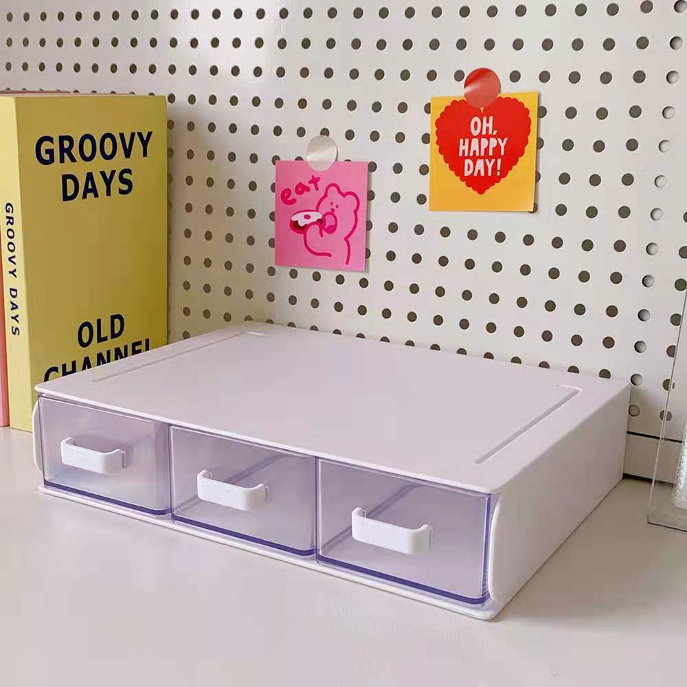 Desktop Storage Drawer - Mini Container Desk Organizer for Cosmetics ...