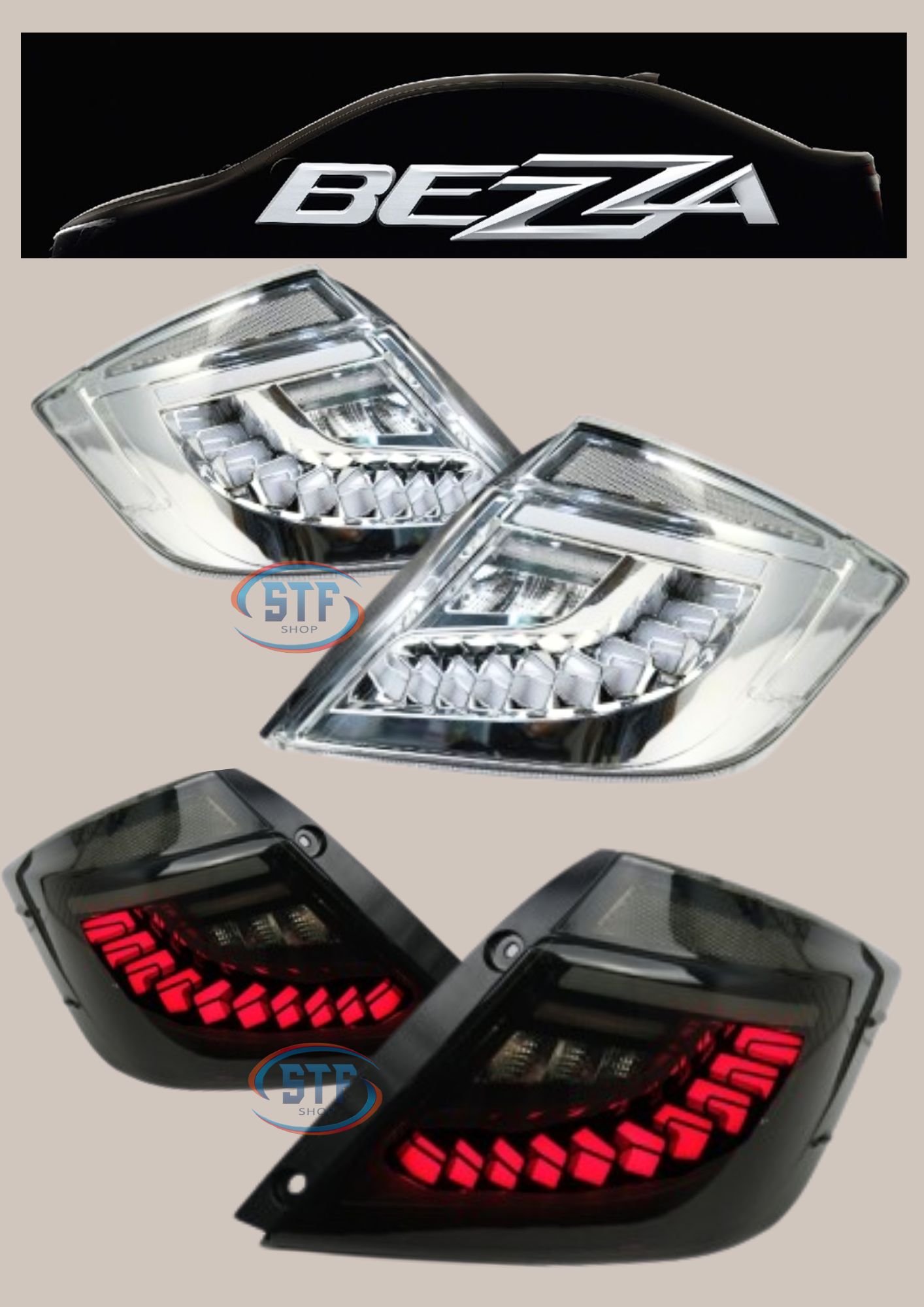 Perodua Bezza 2016-2025 V3 Dynamic Led Tail Lamp Taillamp Taillight ...
