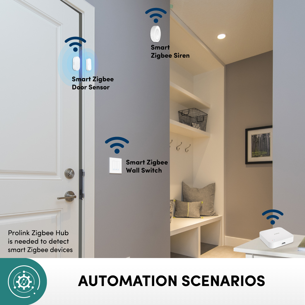 Prolink Smart Zigbee Hub/ Window Door Security Sensor / PIR Motion ...