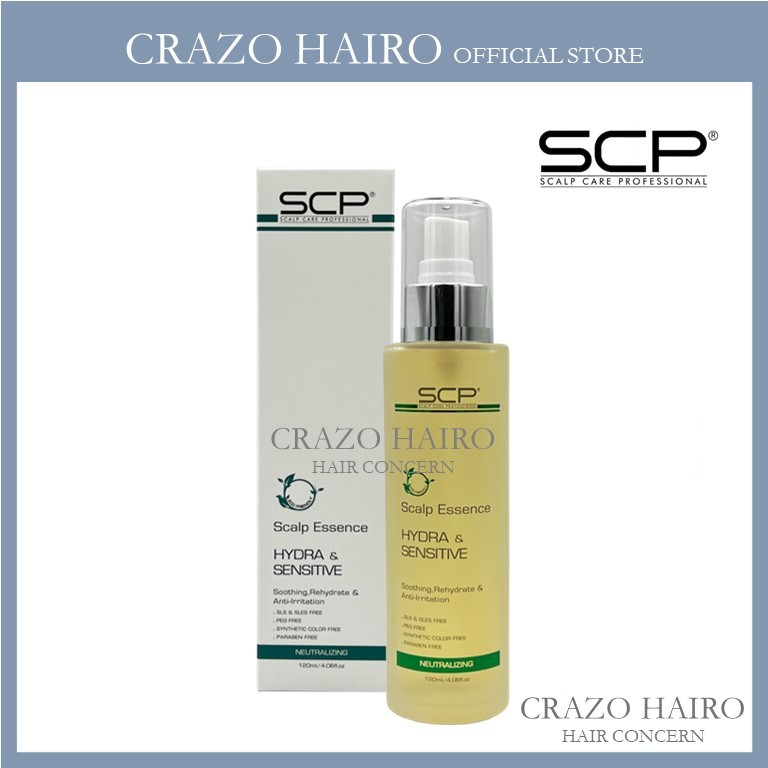 SCP Scalp Essence Neutralizing Hydra & Sensitive Tonic 120ml | Shopee ...