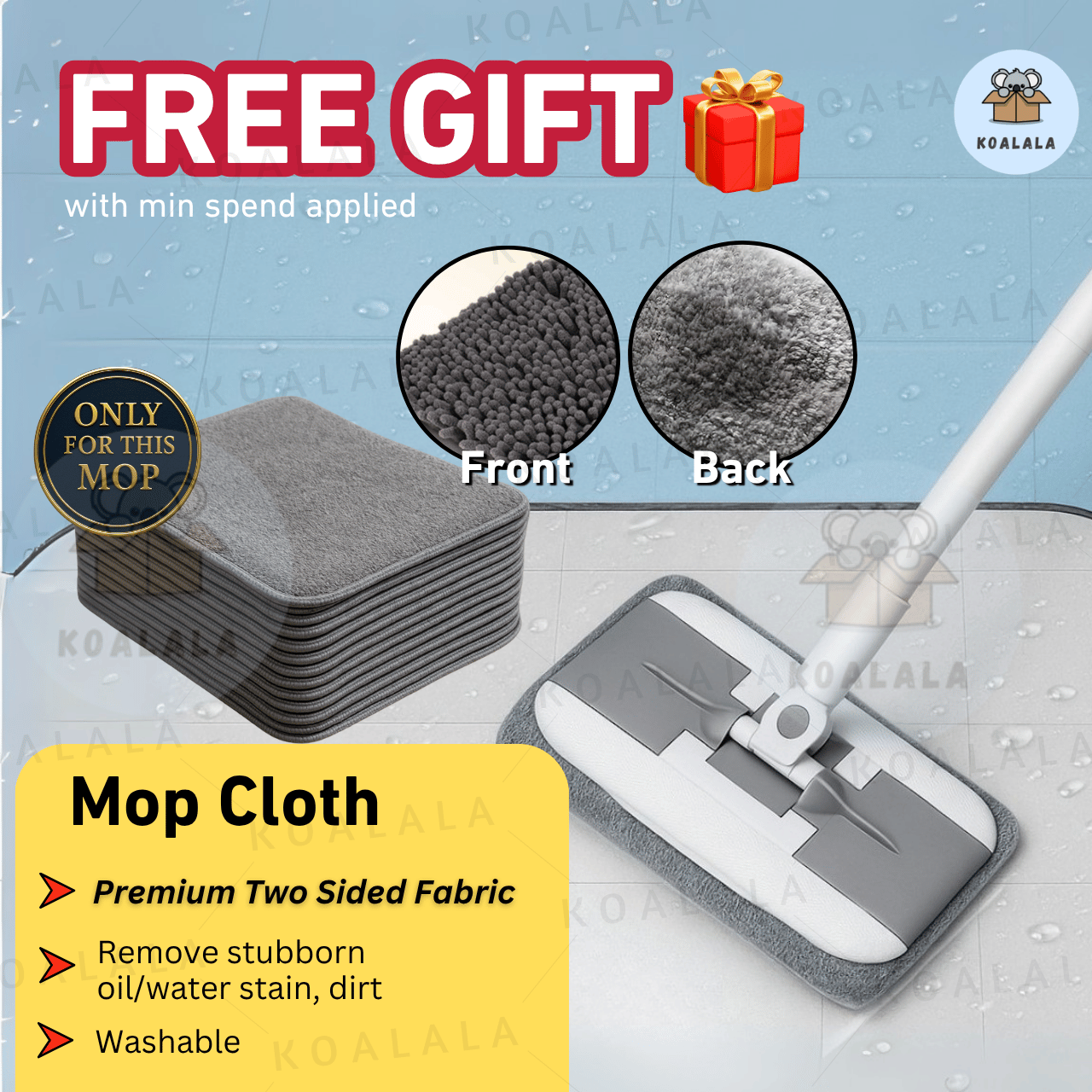 【Japan Tissue】Electrostatic Flat Mop Tisu Dust Pengelap Lantai Mop Tisu ...