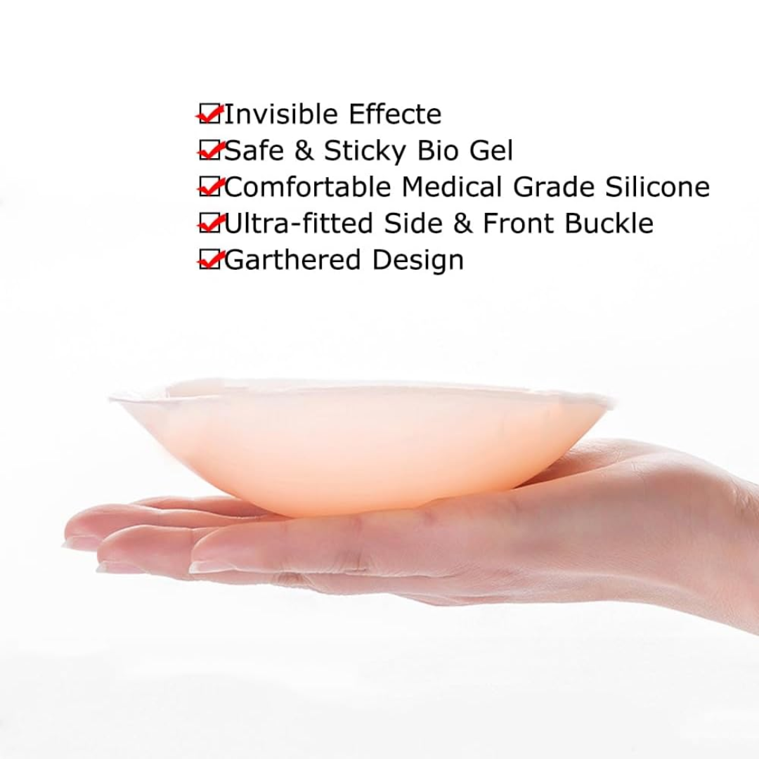 ITOSHI SIlicone Bra Normal Thick Nubra Push Up Invisible Bra Seamless Adhesive Nu Bra | Shopee ...