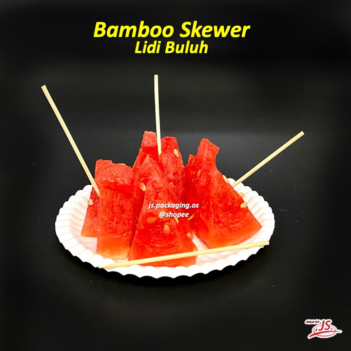 10cm / 13cm / 15cm Lidi Sate Lidi Cucuk Buah Bamboo Skewer (300gm ...