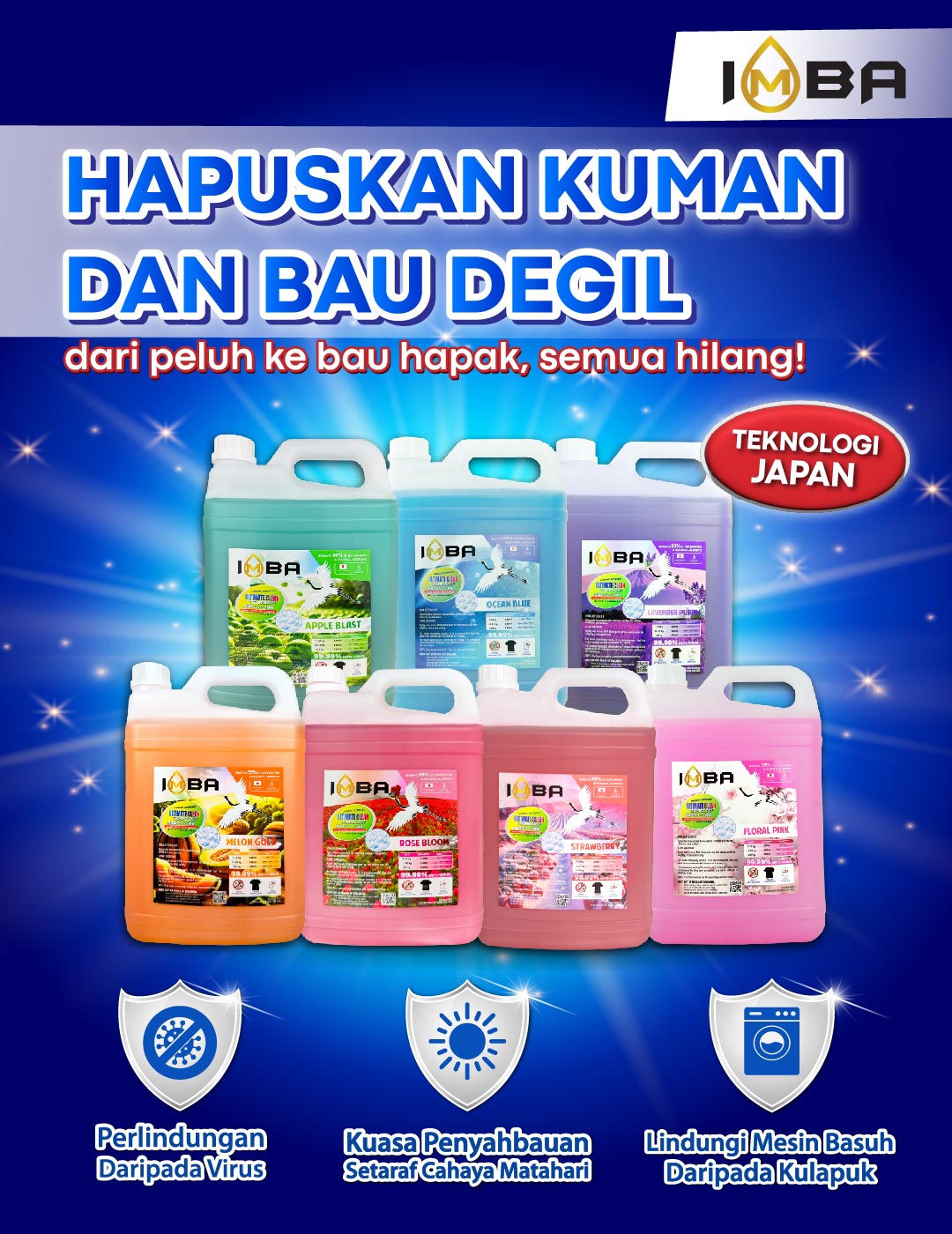 SABUN DOBI LIQUID LAUNDRY IMBA DETERGENT HIGH QUALITY 5KG/ MIKROKAPSUL ...