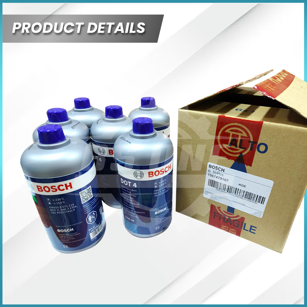 🔥ORIGINAL BOSCH🔥BOSCH (DOT 4) BRAKE FLUID (1 LITERS / 1000ML)（MADE IN ...
