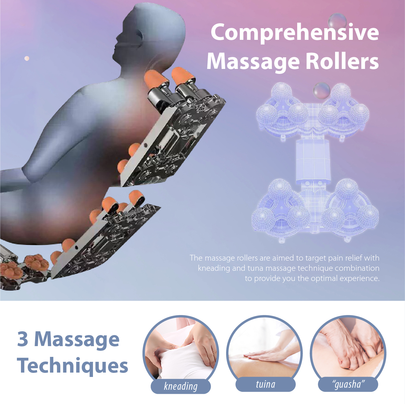 Zero Healthcare Ufairy Massage Chair Mother Father gift Ergonomic ...