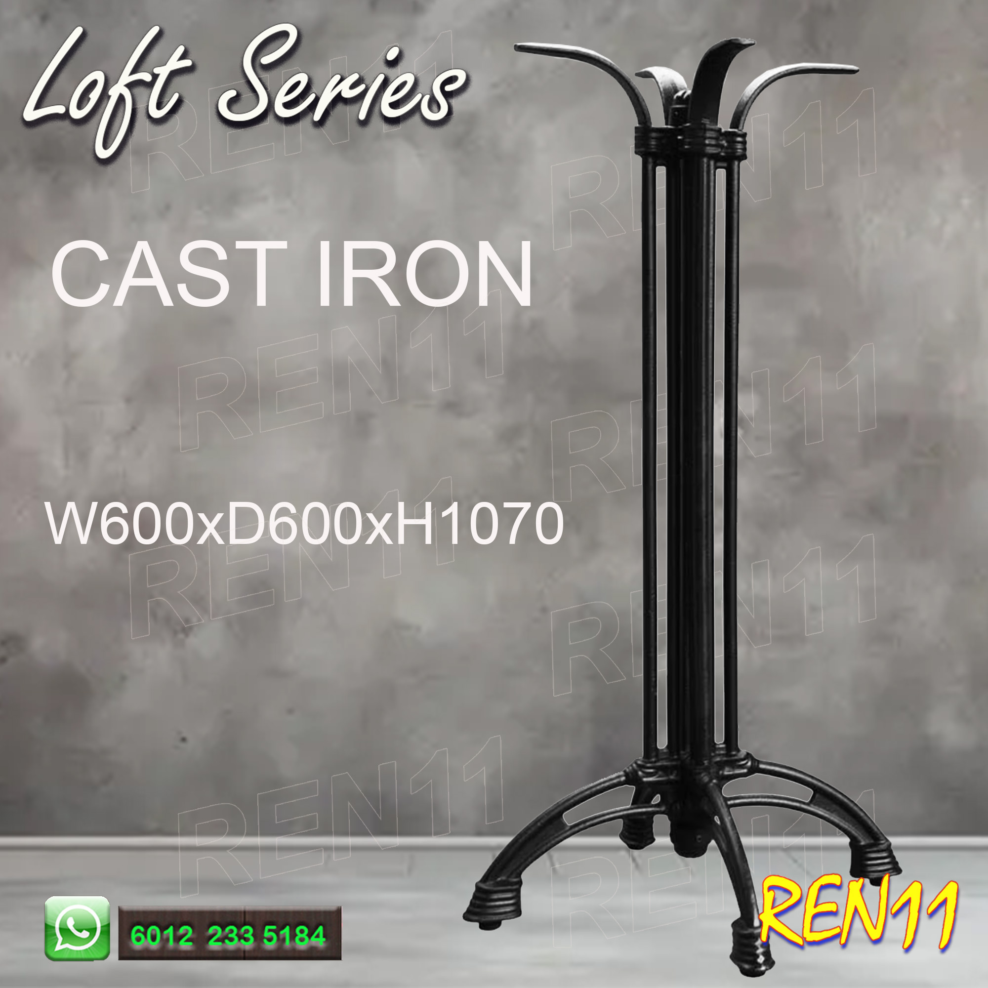 Cafe table,Table Leg, Metal Leg, Kaki besi, Kaki meja , Table Base ...