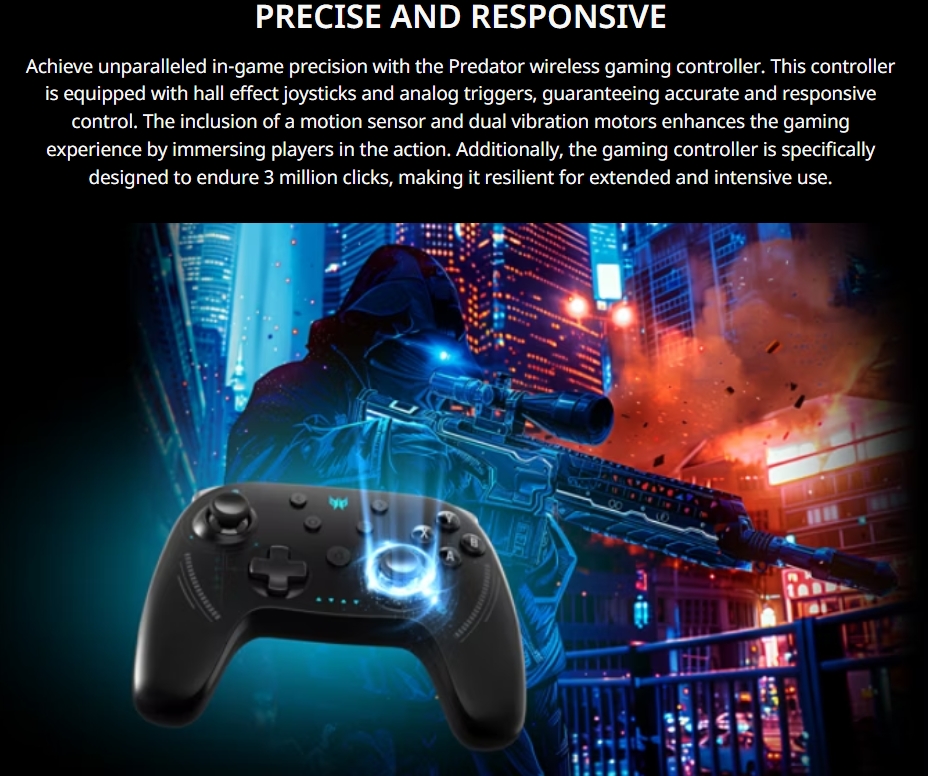 Acer Predator Wireless Gaming Controller PGR300 (1 Year warranty by ...