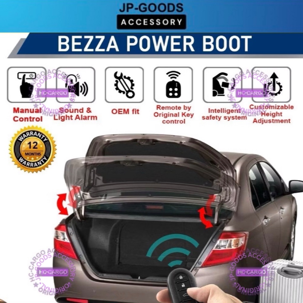 Perodua Bezza 2016 - 2024 Plug & Play Power Boot Electronic Auto Rear ...