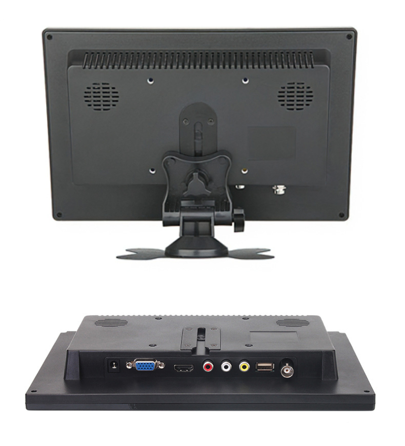 10.1 Inch Portable LCD HD Monitor Mini Color Display with Speaker HDMI ...