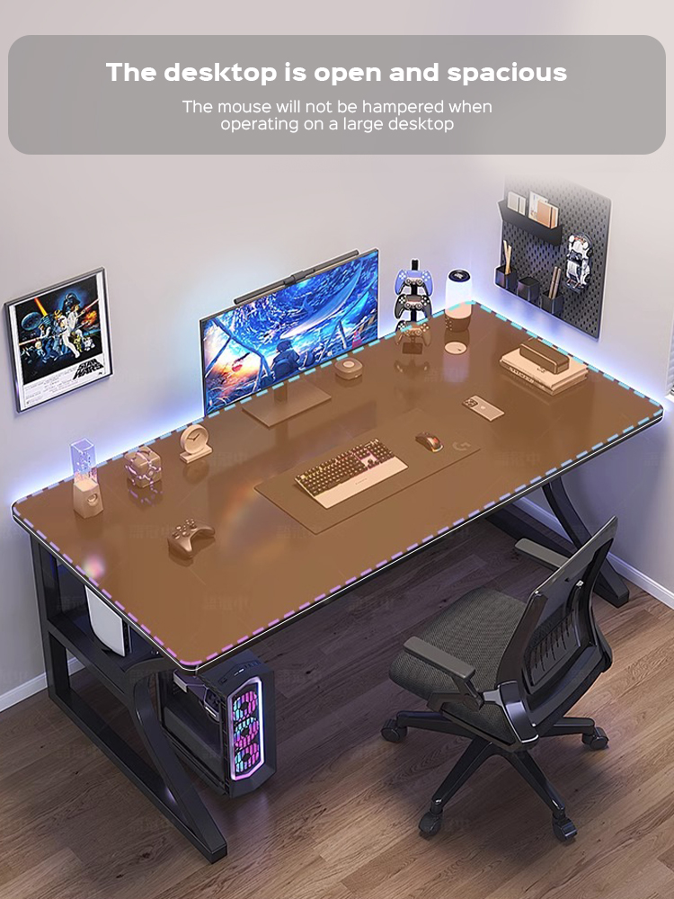 KUCADI Gaming Table Thicker & Stable Anti-Scratch Table Carbon Fiber ...