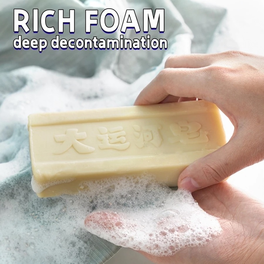 [Buy1 Free1] Grand Canal Laundry Soap 大运河肥皂 🧼 400g Natural Bar Soap for ...