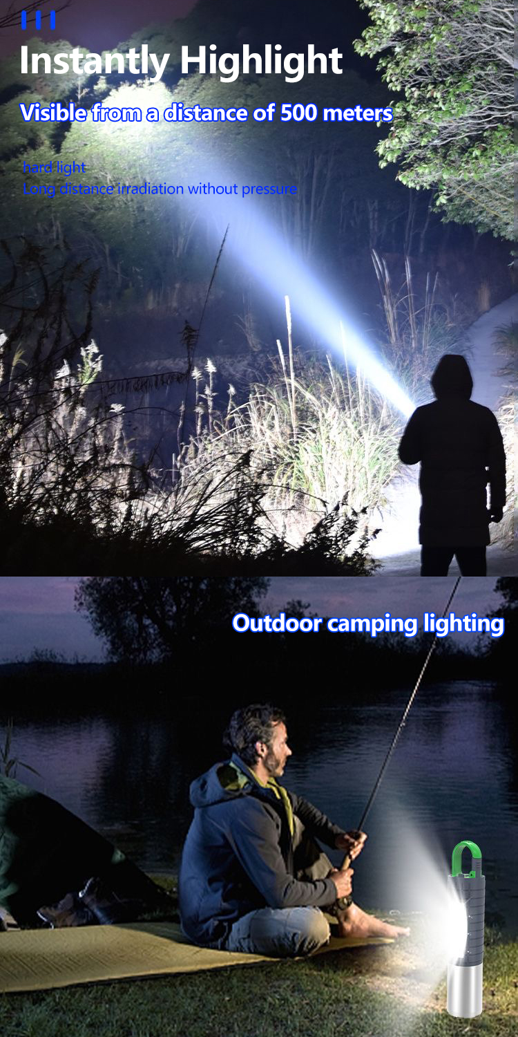 Mini Torchlight Waterproof Flashlight Pocket Strong Light With Rope ...