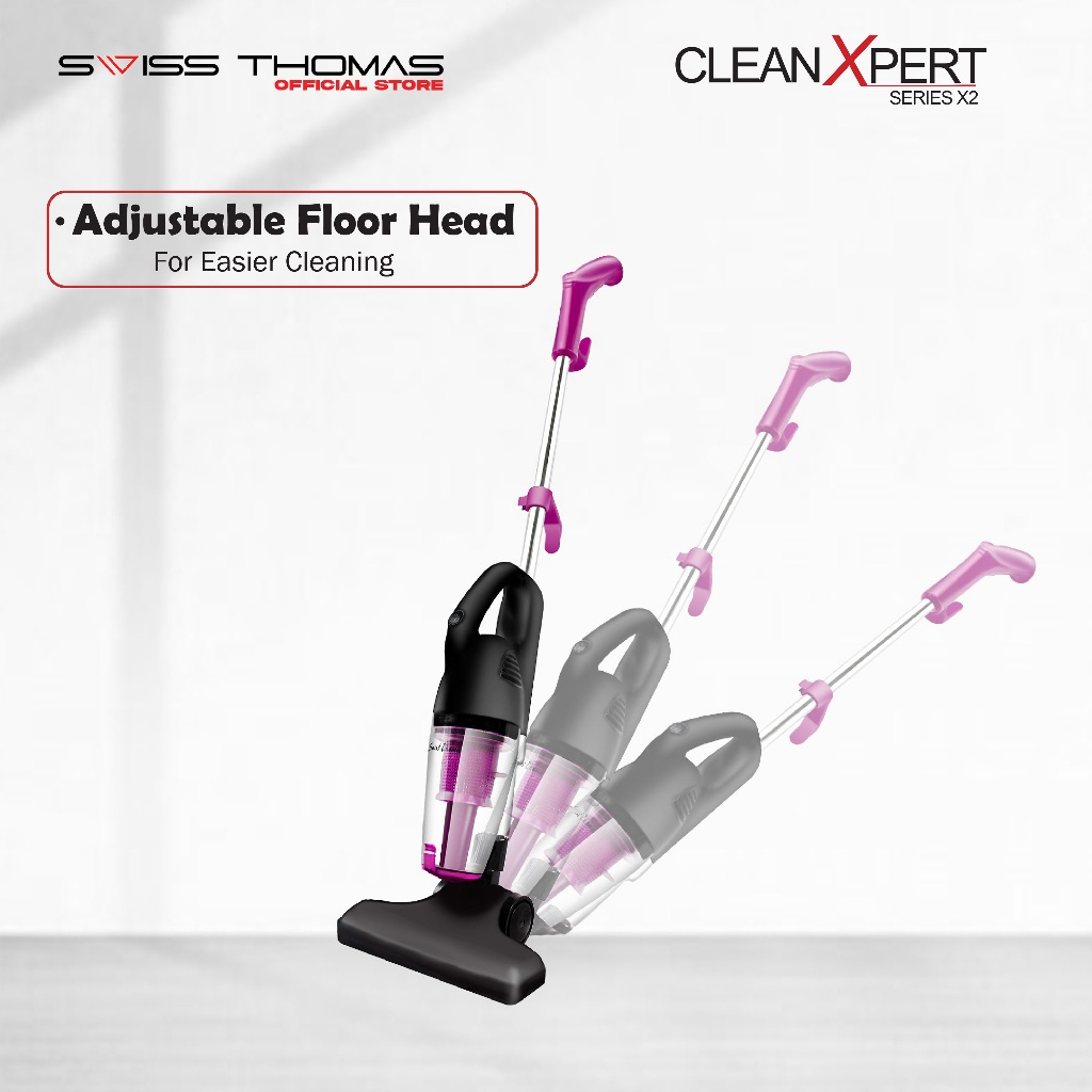 Swiss Thomas CleanXpert X2 – 1200W Handheld Vacuum Cleaner | Lightweight, Powerful Suction ...