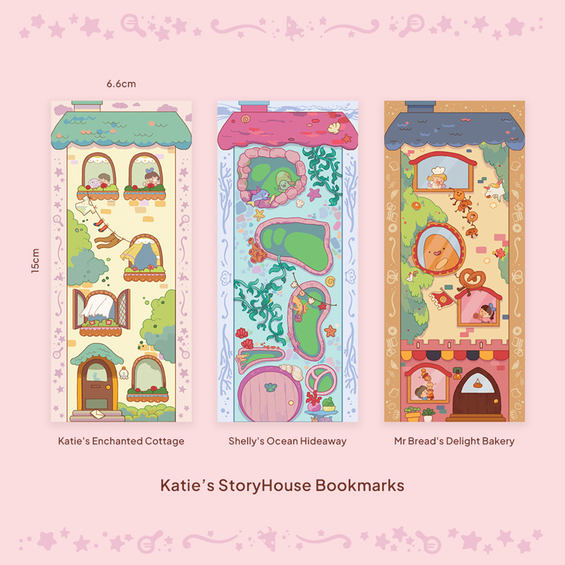 Katie's Enchanted Cottage | Katie's Storyhouse Bookmarks | Wizard Within | Shopee Malaysia