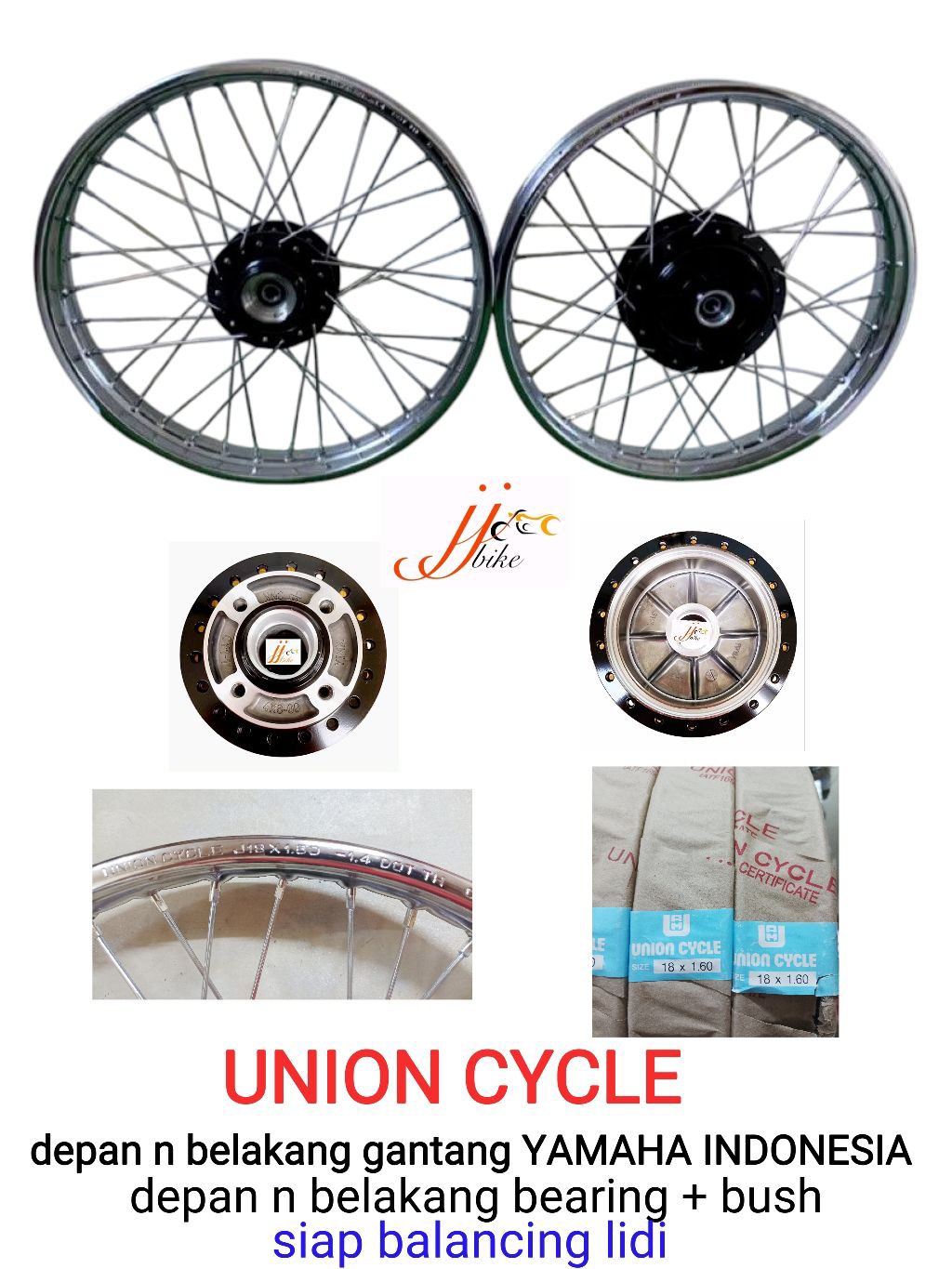 UNION CYCLE RIM 160X18 siap balancing RXZ | Shopee Malaysia