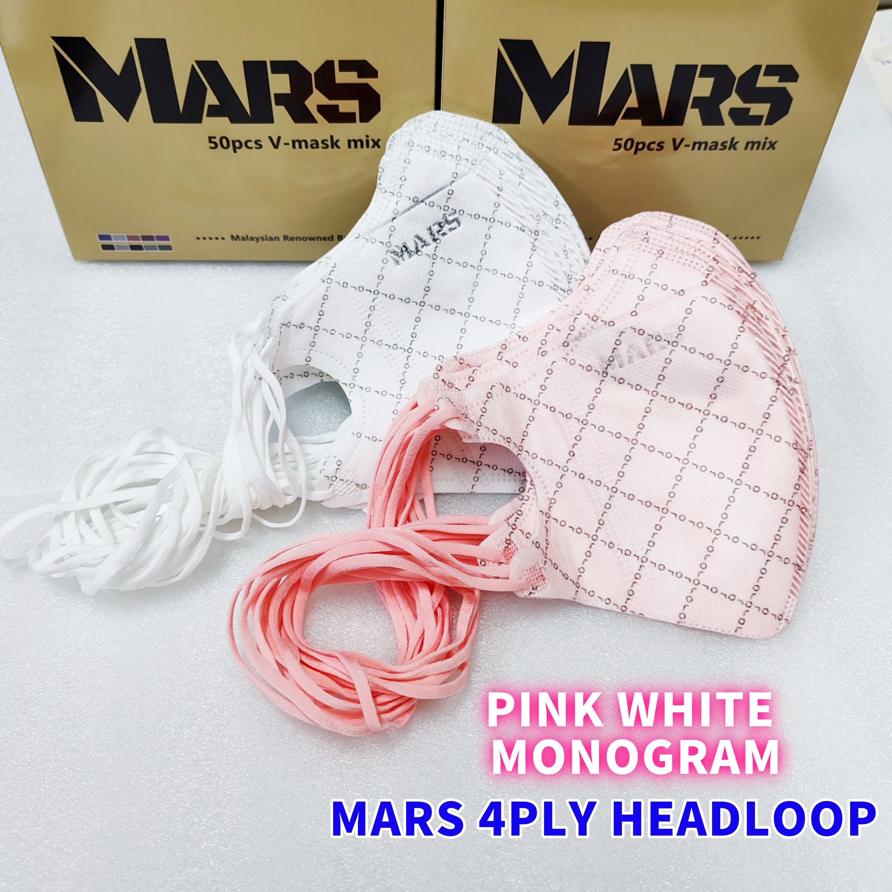 MARS 4Ply Duckbill Face Mask Headloop / Earloop Mars Mask Duckbill ...