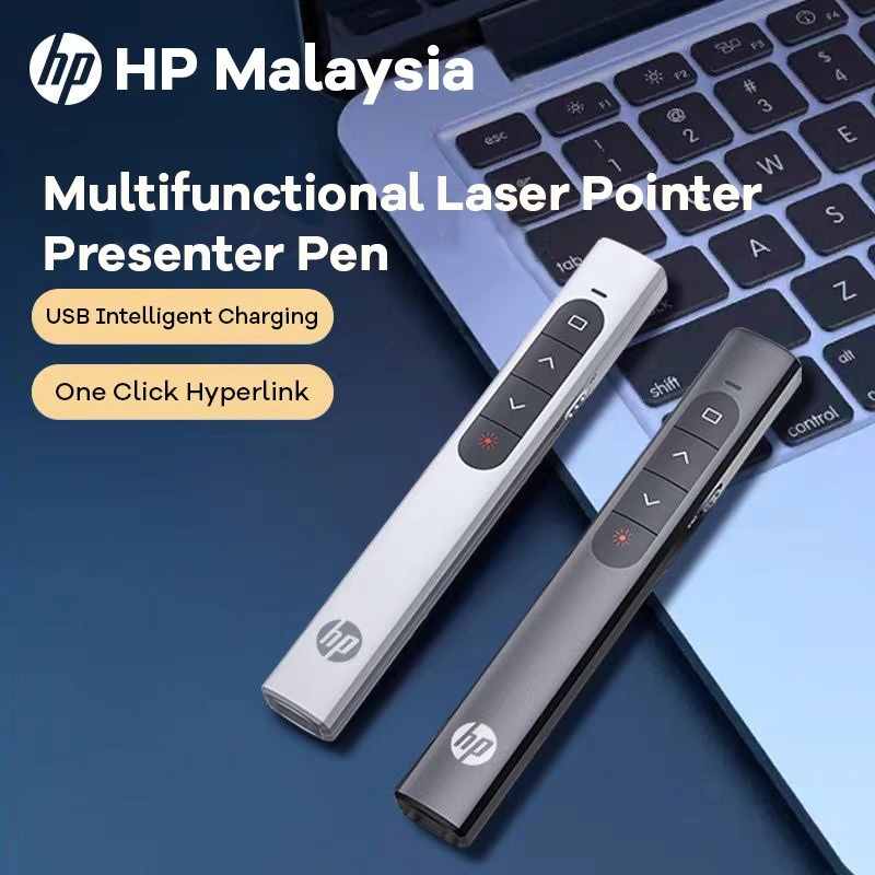 HP SS10/SS10 Pro Wireless Presenter Pen PowerPoint Clicker Remote Laser Pointer Presentation ...