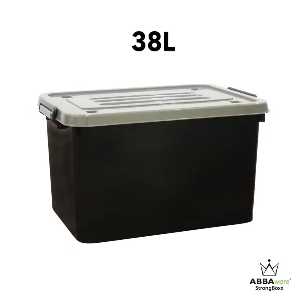 Abbaware 38L storage box with wheels | Shopee Malaysia