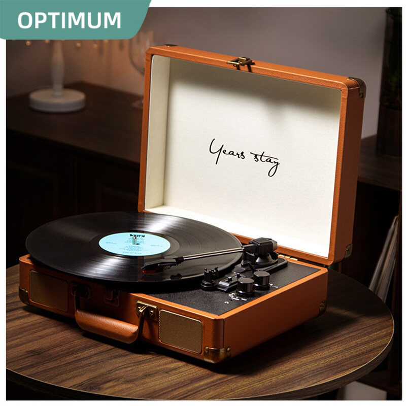 Middix Turntable Vinyl Record Player Portable Bluetooth speaker music ...