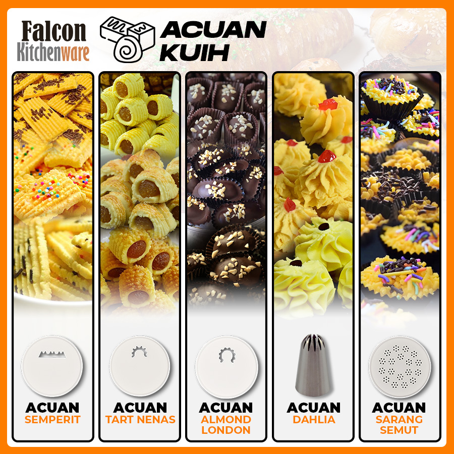 [Promotion A] Falcon Pasta / Cookies Maker (Free Nozzle Dahlia Set ...