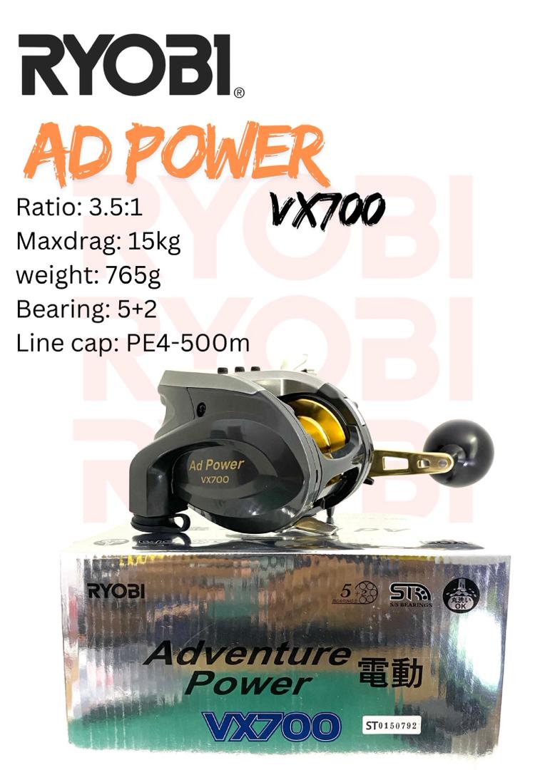RYOBI AD POWER VX700 ELECTRIC REELS | Shopee Malaysia