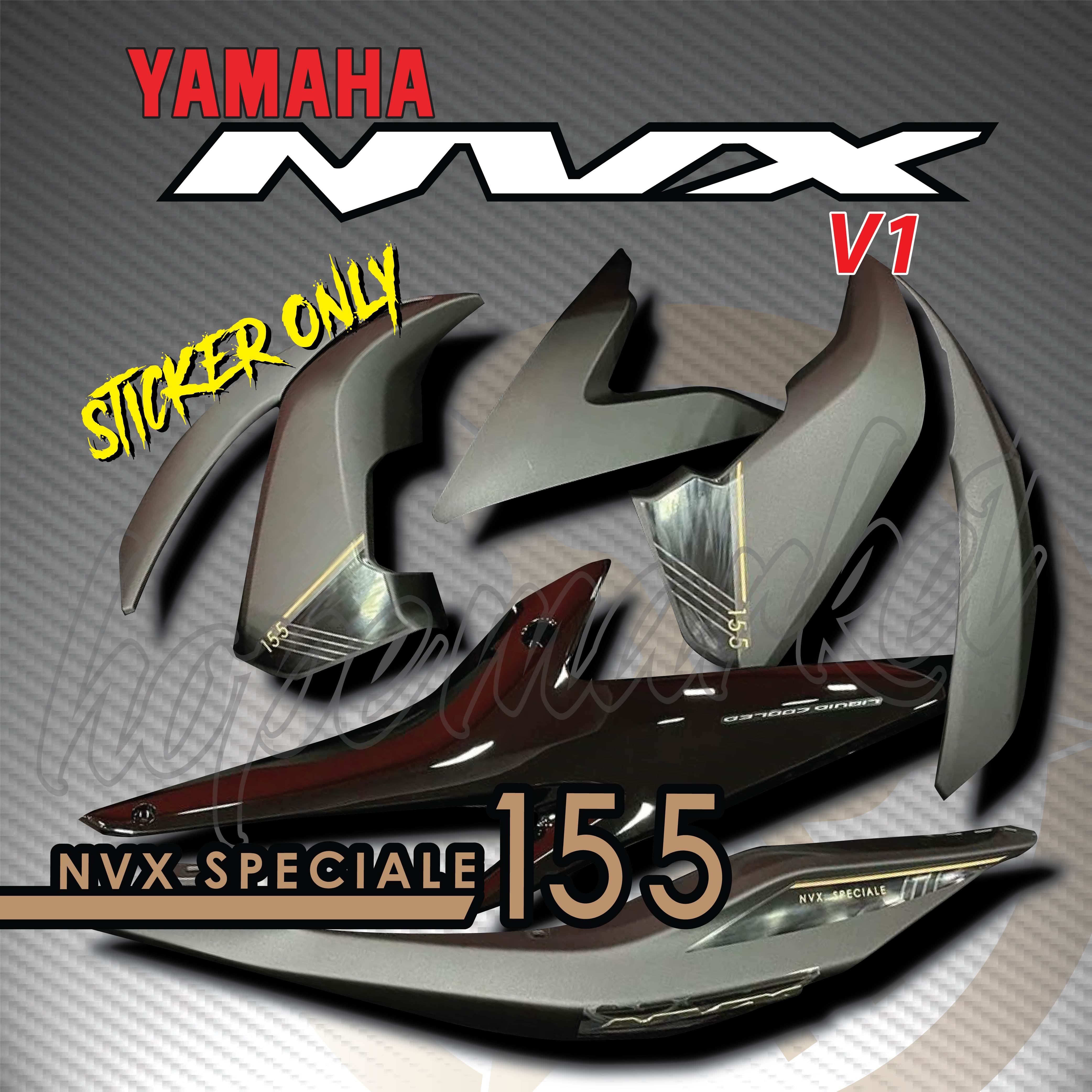 STRIPE MOTOR YAMAHA NVX/AEROX 155 V1 ABS SPECIALE EDITON 2017 (13 ...