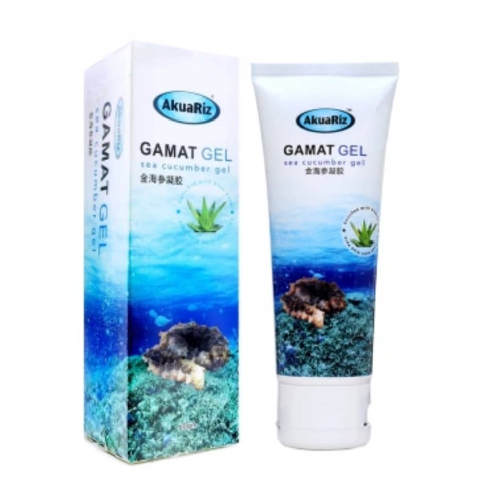 Akuariz Gamat Gel Sea Cucumber Gel 60g Enriched with Aloe Vera 金海参凝胶 ...