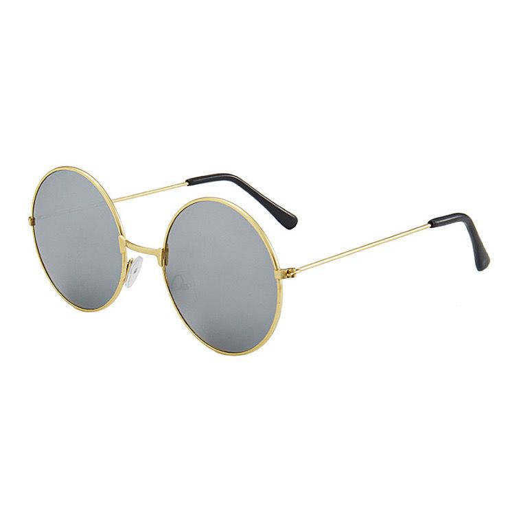 STOK SEDIA ADA Unisex Classic Viral OOTD SPEC Round Sunglasses Cermin ...
