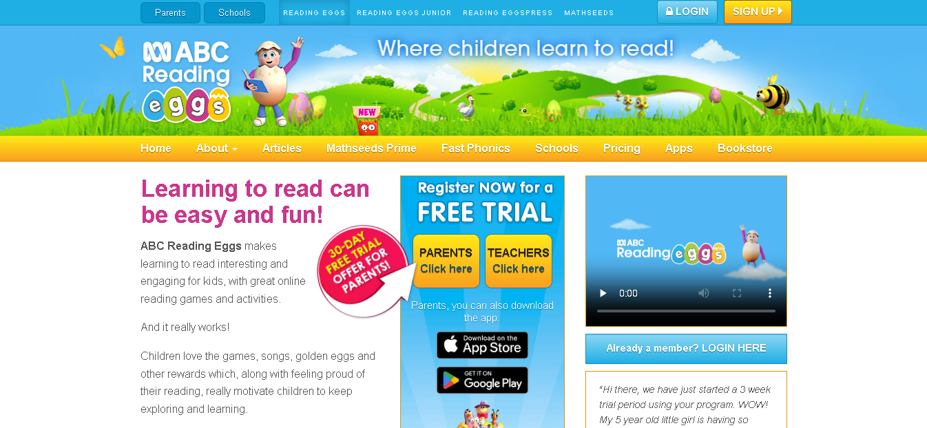 Reading Eggs Premium Interactive Reading Program for Kids with Phonics ...