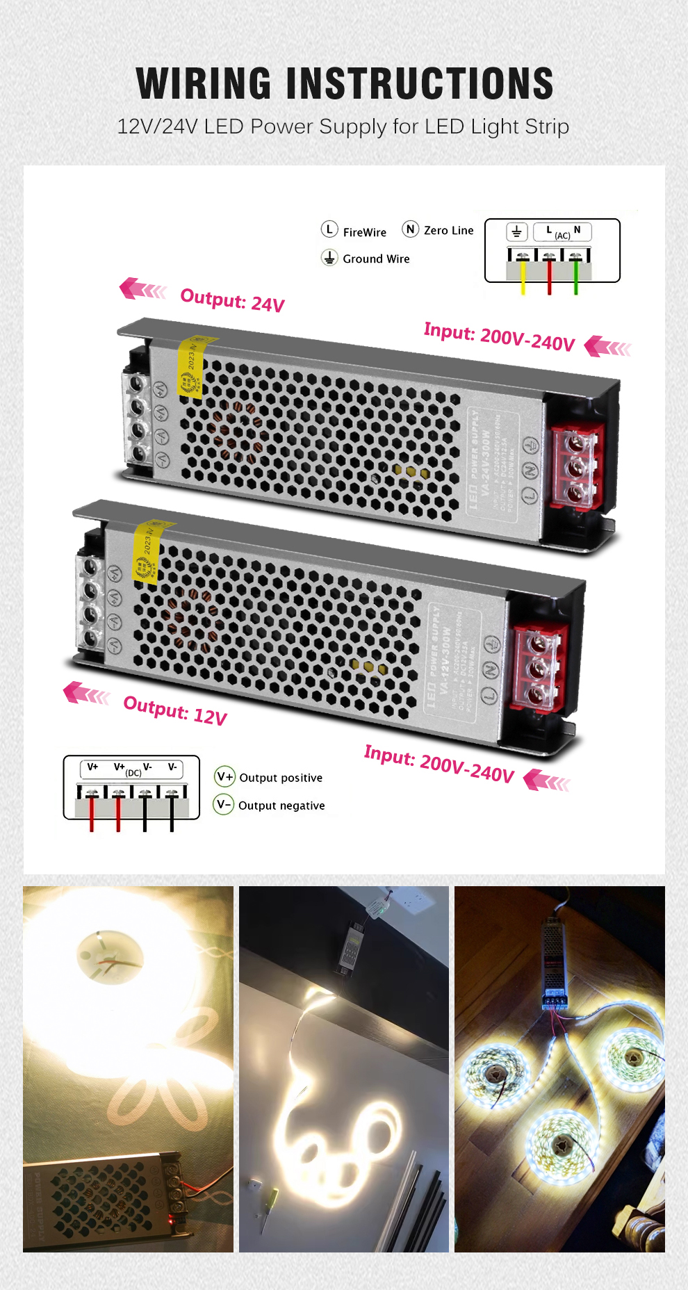High Quality Mute Lighting Transformers AC180V-240V Constant Output ...