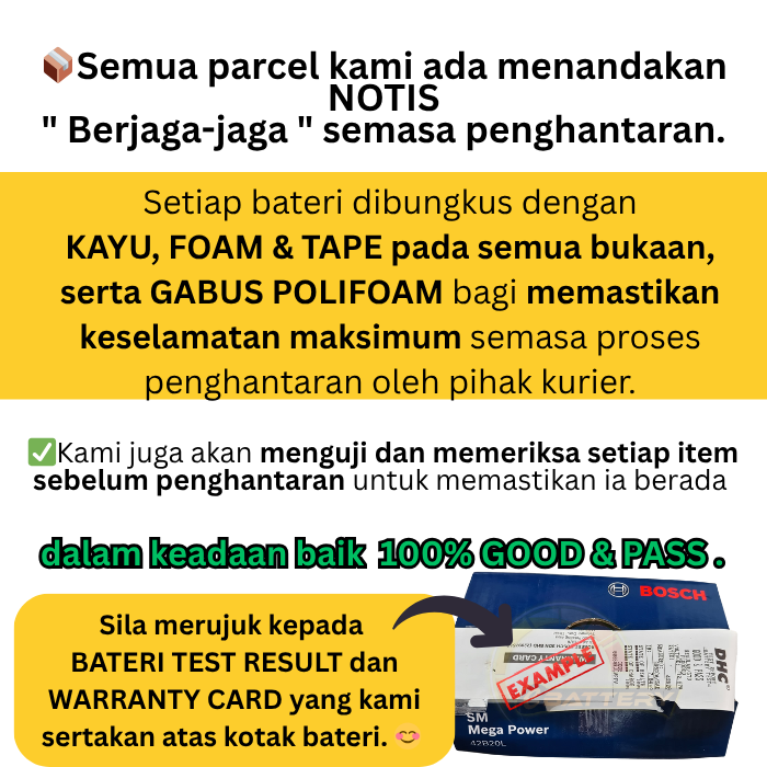 65B24L NS60 NS60LS NS60S BOSCH HIGH POWER | Car Battery Bateri Kereta ...