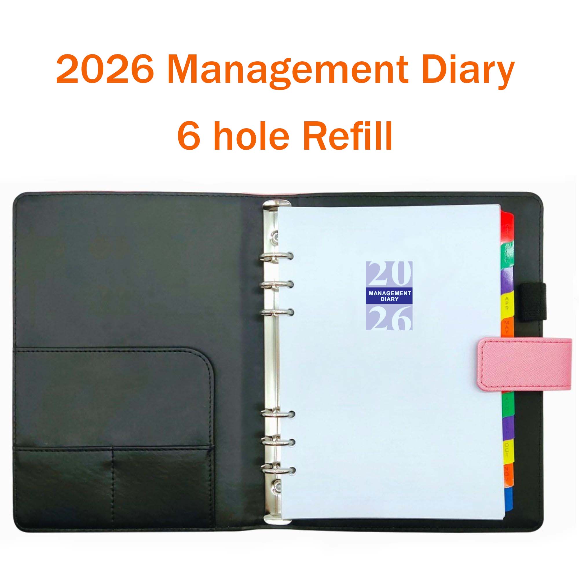 [Ready Stock] 2026 Diary A5 Organizer 6 O Ring Loose Leaf Refill ...