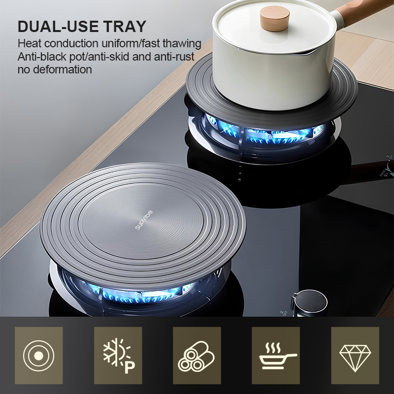 SUPVIBE Heat Diffuser for Gas Stove 24 & 28cm Heat Conductor Cookware ...