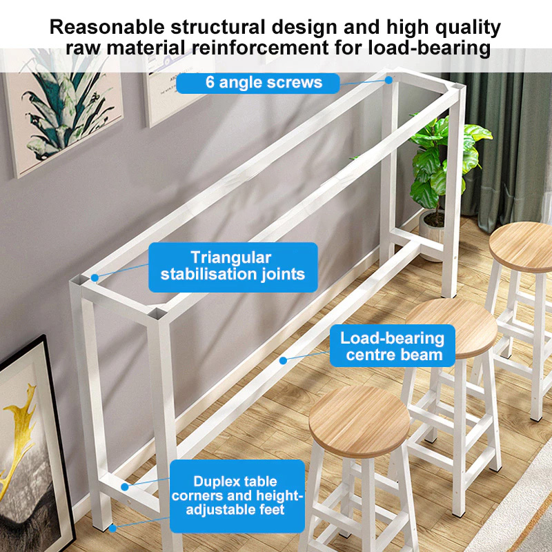 Bar table Set Meja bar set makan Stool High chair Kerusi tinggi Modern ...