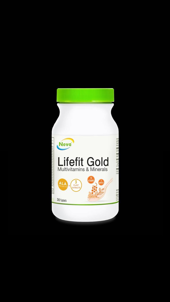 Nova Lifefit Gold 𝗠𝘂𝗹𝘁𝗶𝘃𝗶𝘁𝗮𝗺𝗶𝗻 Mineral For Woman and Men Vitamin Health Supplement ALA Quercetin ...