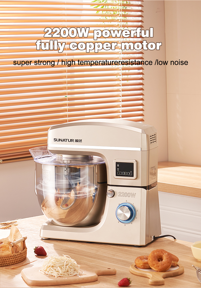 SUNATUR 顺然 Heavy Duty Stand Mixer High Power Kitchen Mixer 2200W/10L (SM-15110N/SM15110NL ...