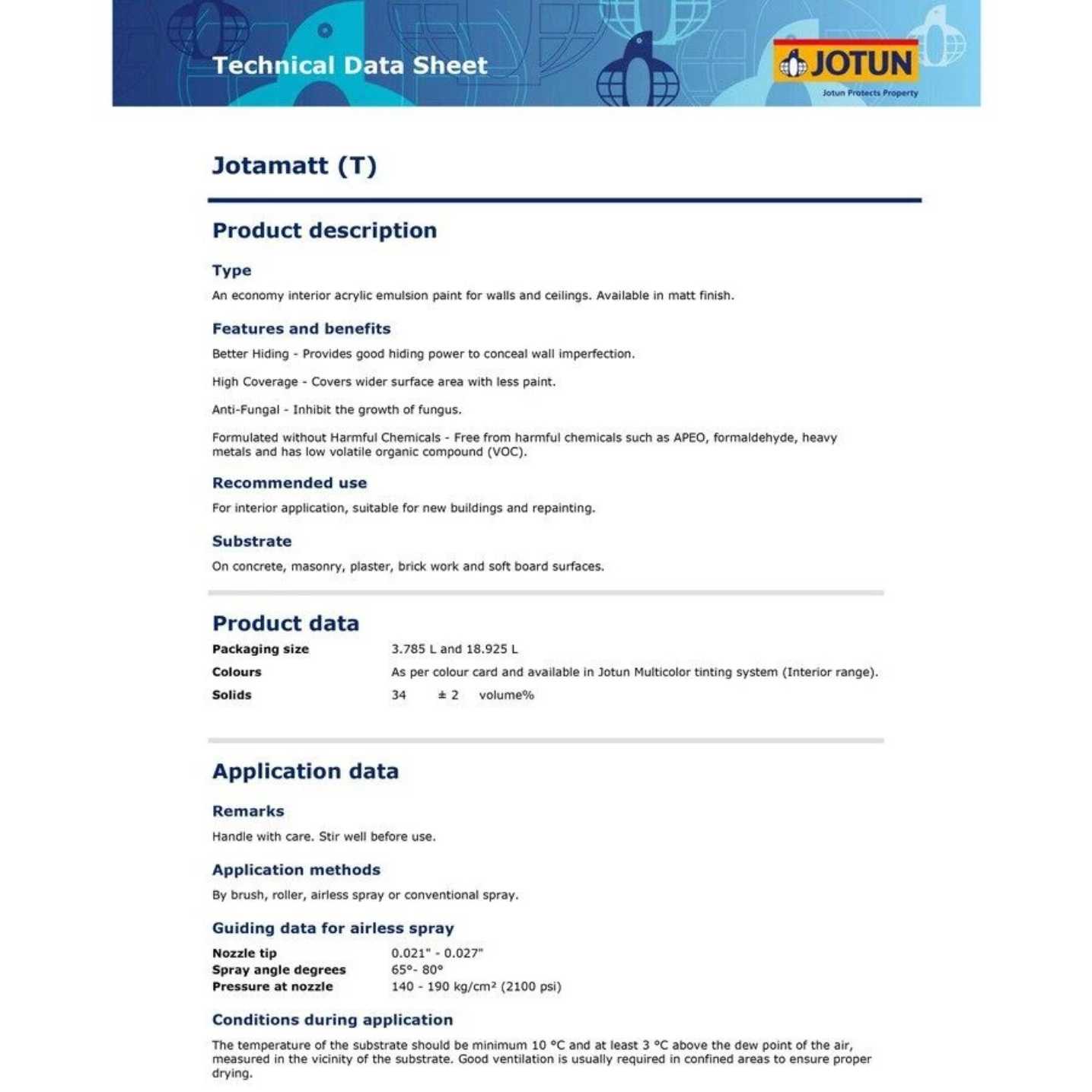 5L Jotun JOTAMATT UNDERCOAT - Undercoat untuk permukaan besi dan kayu ...