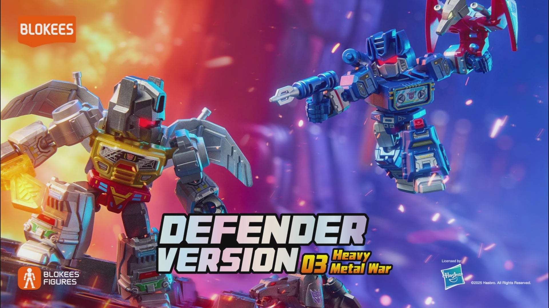 Figures Transformers Defender Version 03 - Heavy Metal War Blind Box ...