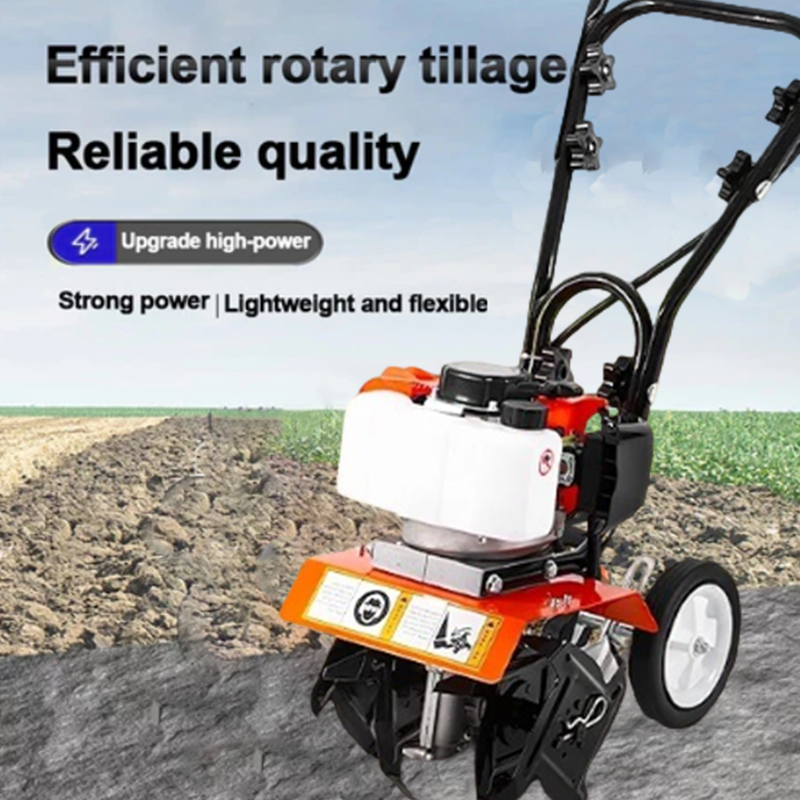 REAIM Gasoline Soil Loosening Machine Multi-Function Rotary Tiller Hand ...