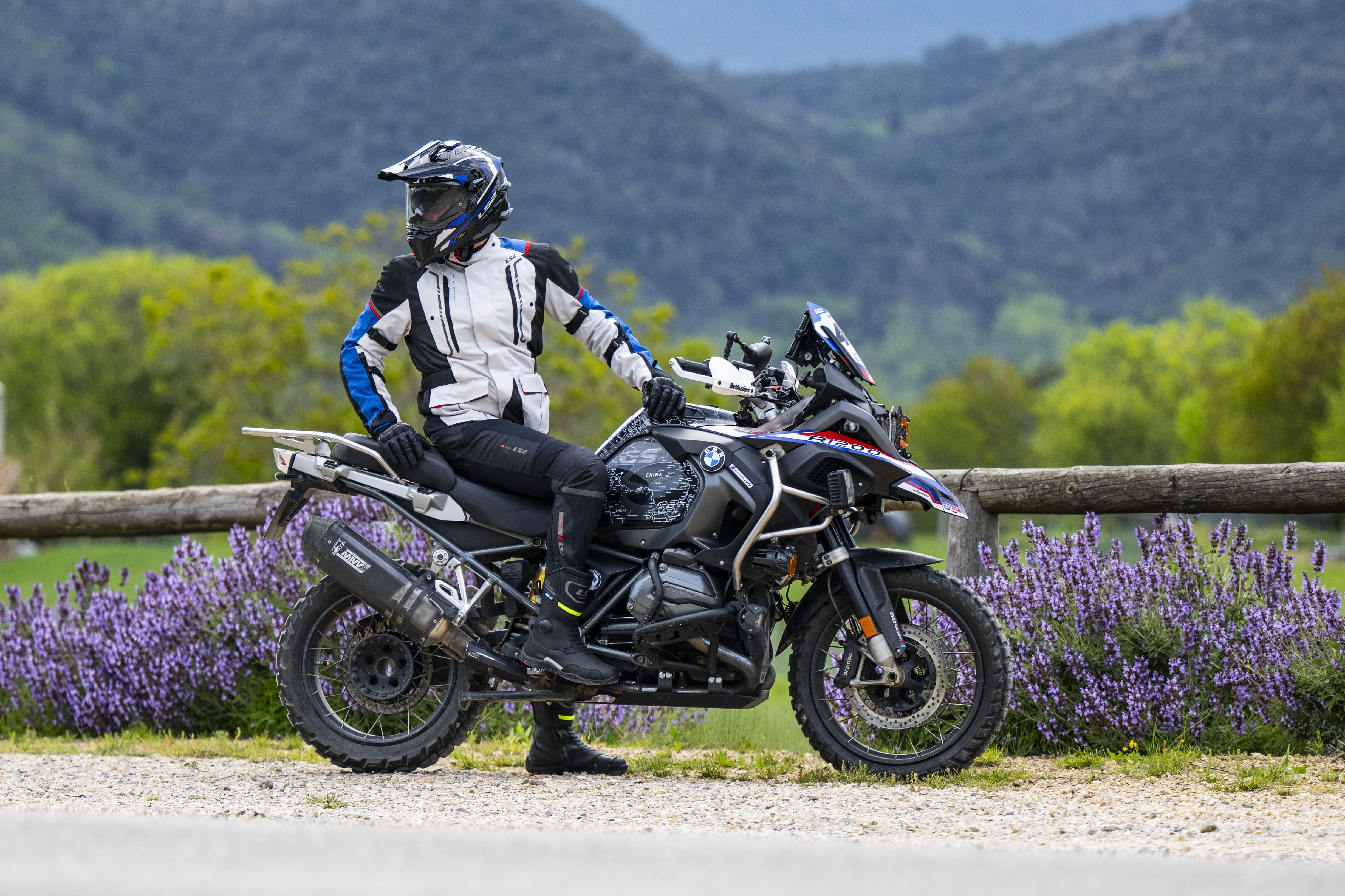LS2 Motorcycle Helmet Adventure Helmet MX701 EXPLORER II CARBON Dual ...