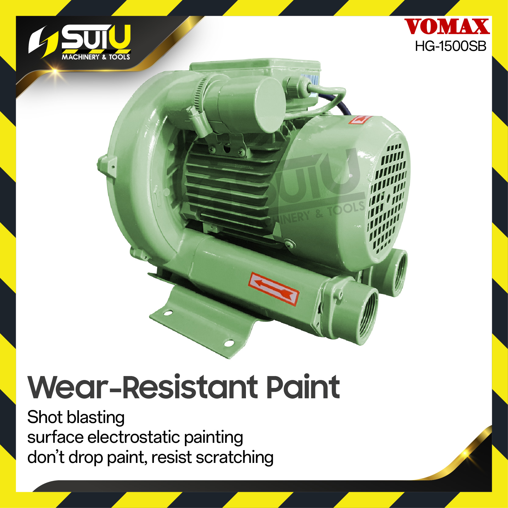 VOMAX HG-1500SB / HG1500SB 2HP 3 Phase Ring Blower 28kPA | Shopee Malaysia